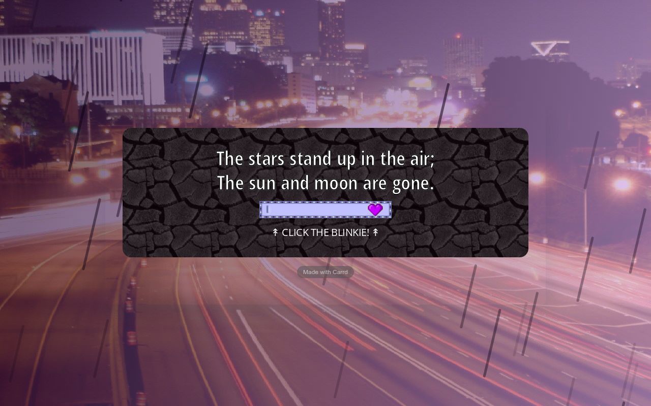 the stars stand up in the air